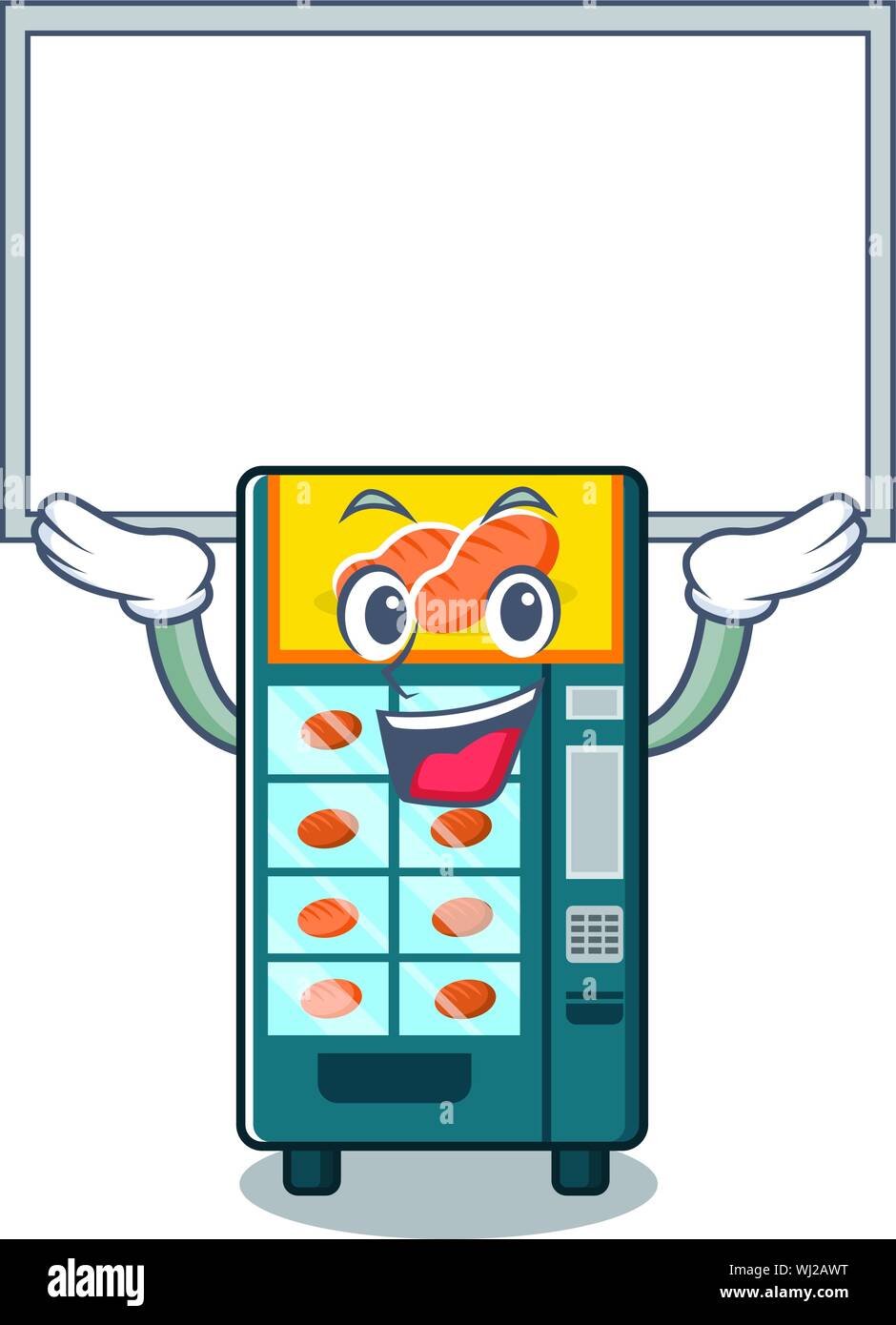 Up board bakery vending machine isolated the cartoon Stock Vector Image ...