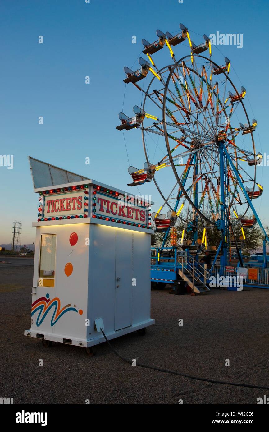 Fairground ticket booth hi-res stock photography and images - Alamy