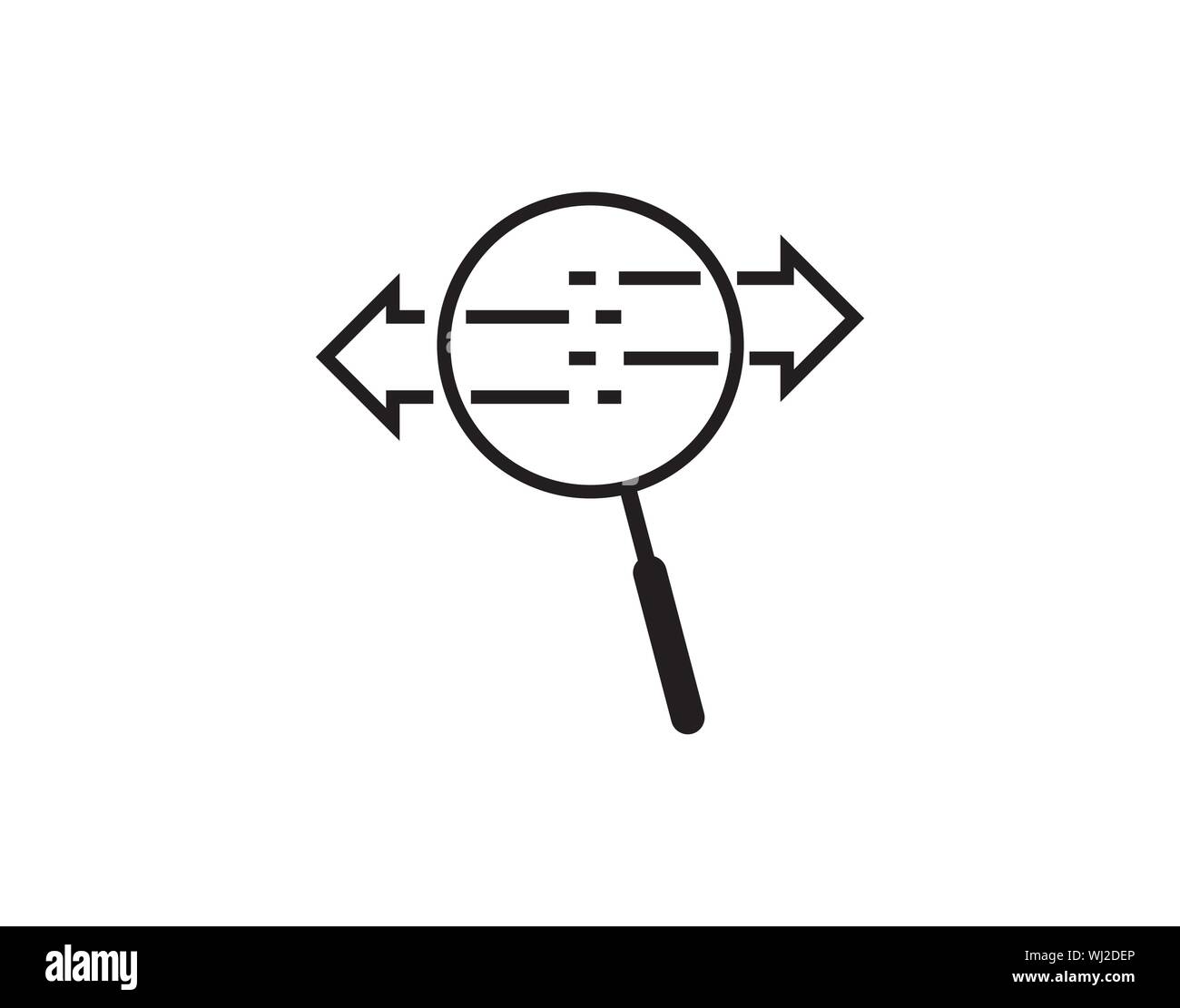 analysis icon. Simple element illustration. analysis concept symbol ...