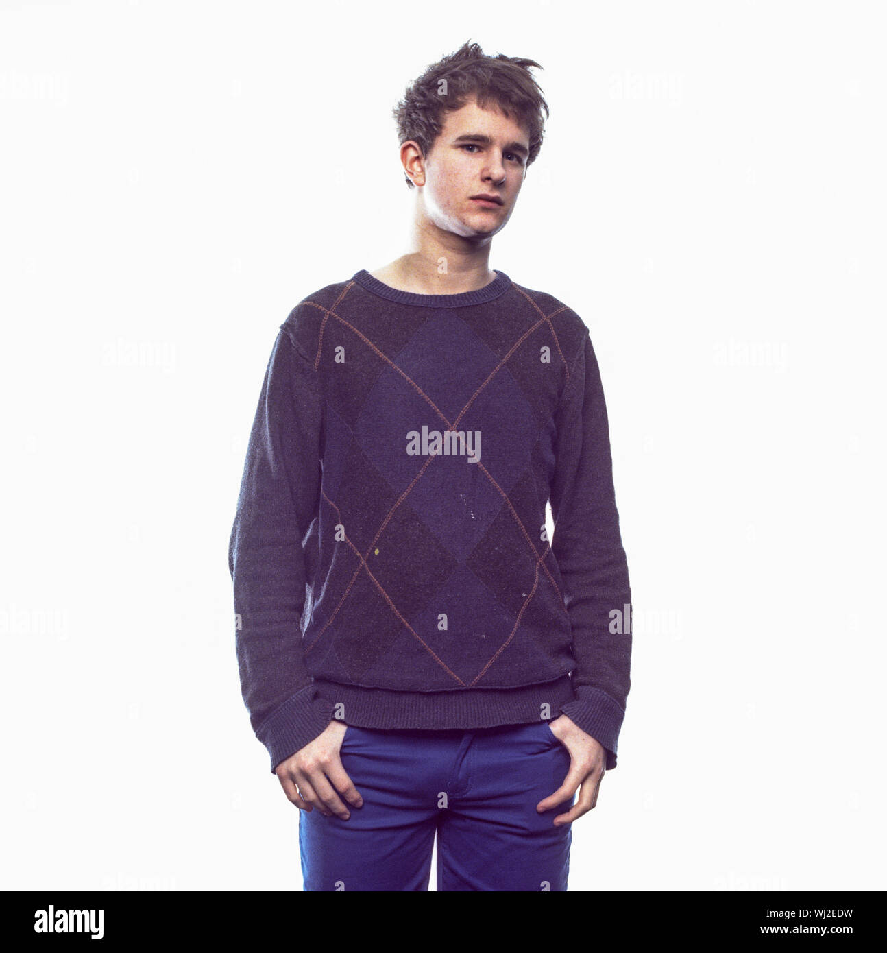 Fear of Flying band later to become White Lies, Photographed in Fulham ...