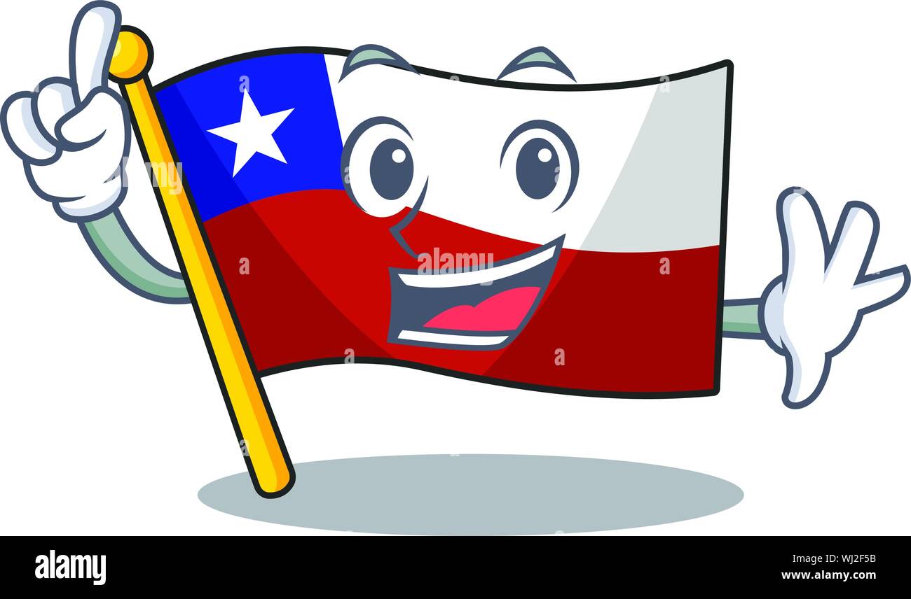 Chile flag in official Cut Out Stock Images & Pictures - Alamy