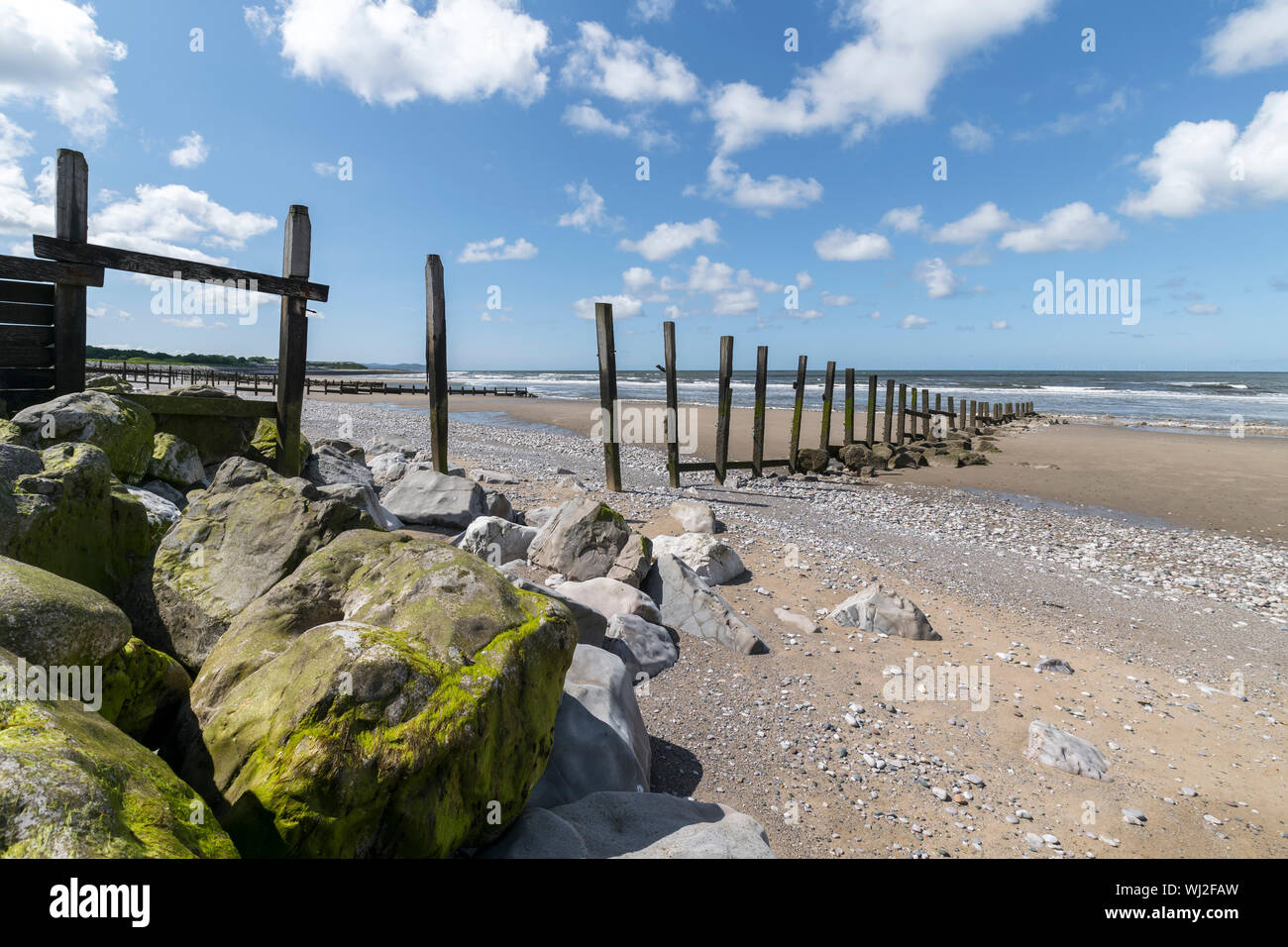 Abergele beach on the North Wales coast Stock Photo - Alamy