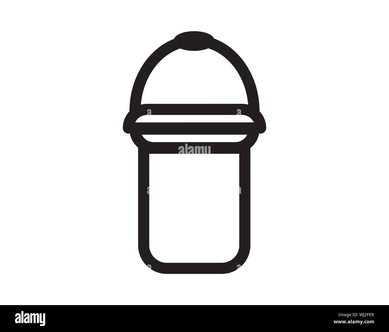 bucket vector icon - Vector Stock Vector Image & Art - Alamy