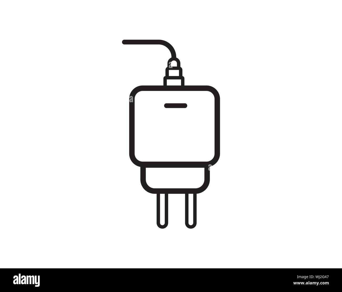 Mobile charger icon vector image Stock Vector Image & Art - Alamy