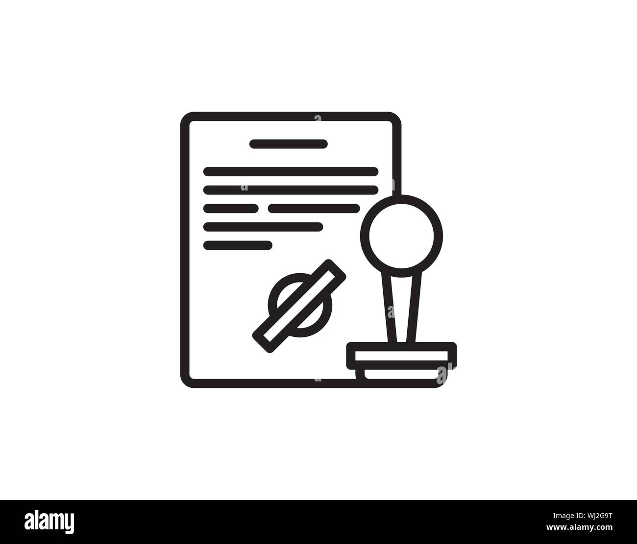 Certified stamp logo Stock Vector Images - Alamy