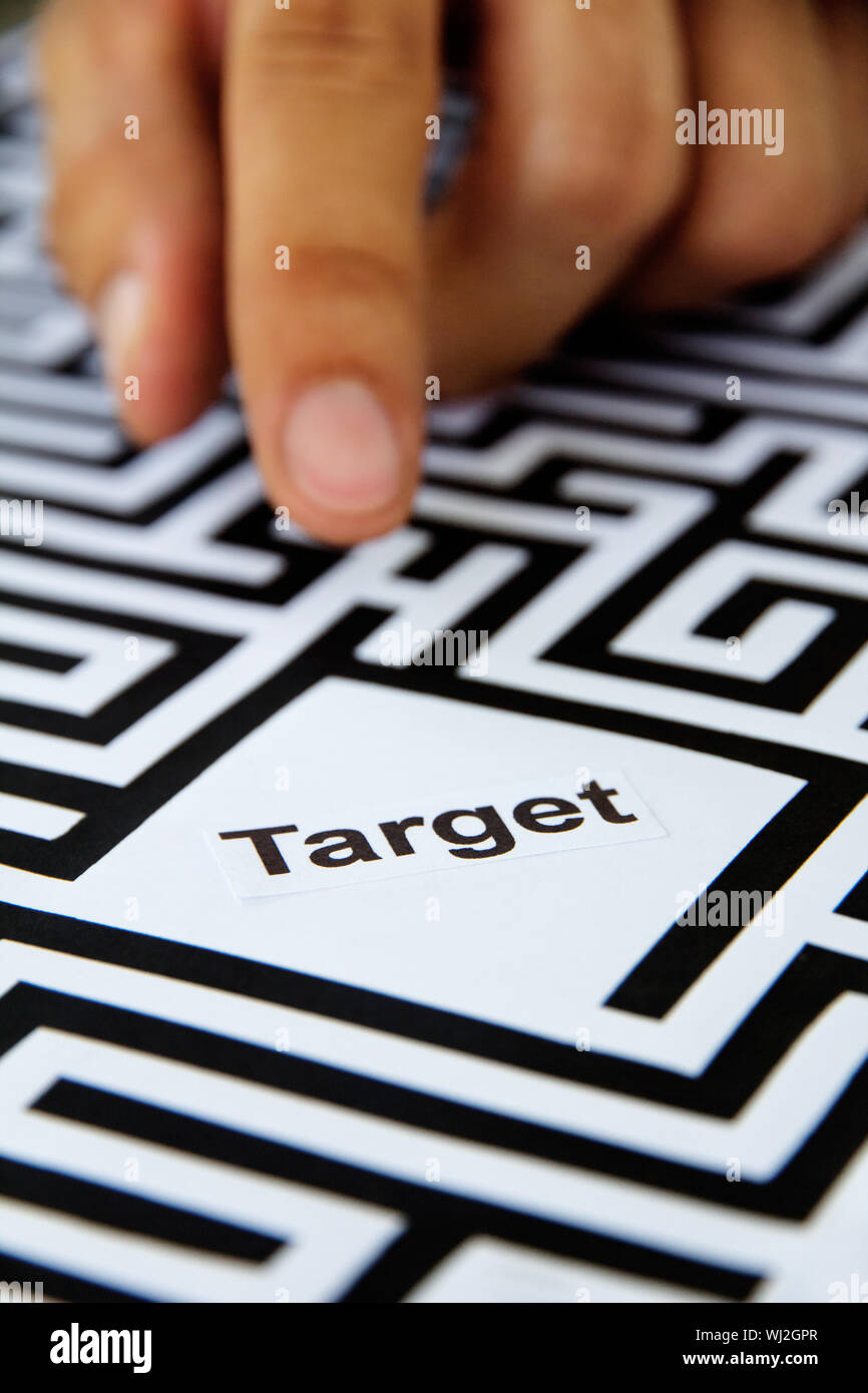 Finger maze hi-res stock photography and images - Alamy