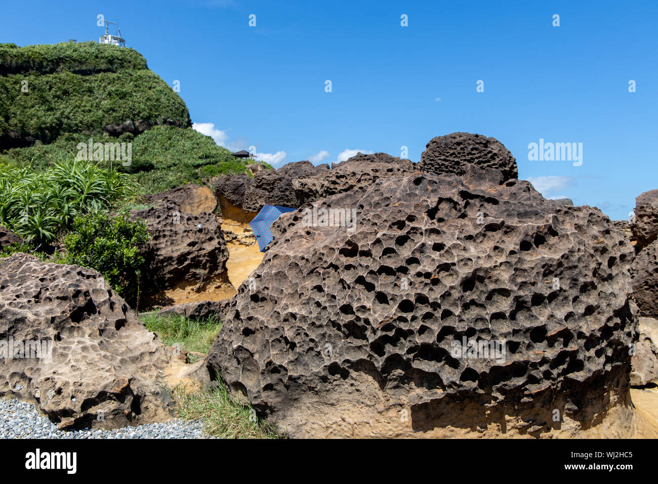 Beautiful rock formation at Yehliu Geopark, New Taipei city, Taiwan ...