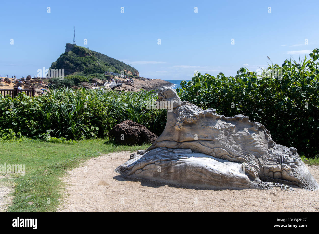 Beautiful rock formation at Yehliu Geopark, New Taipei city, Taiwan ...