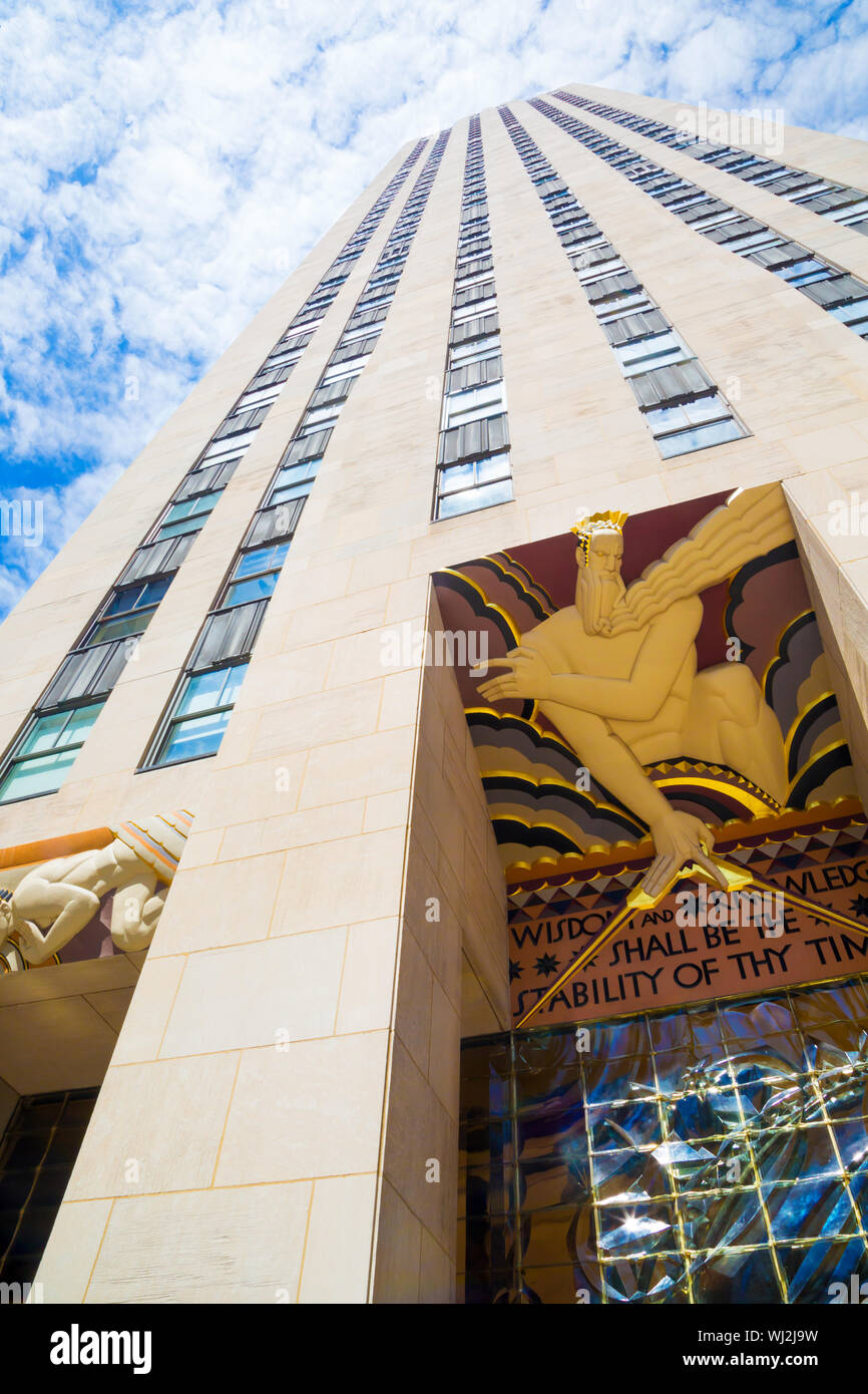 Rockefeller historic building hi-res stock photography and images - Alamy