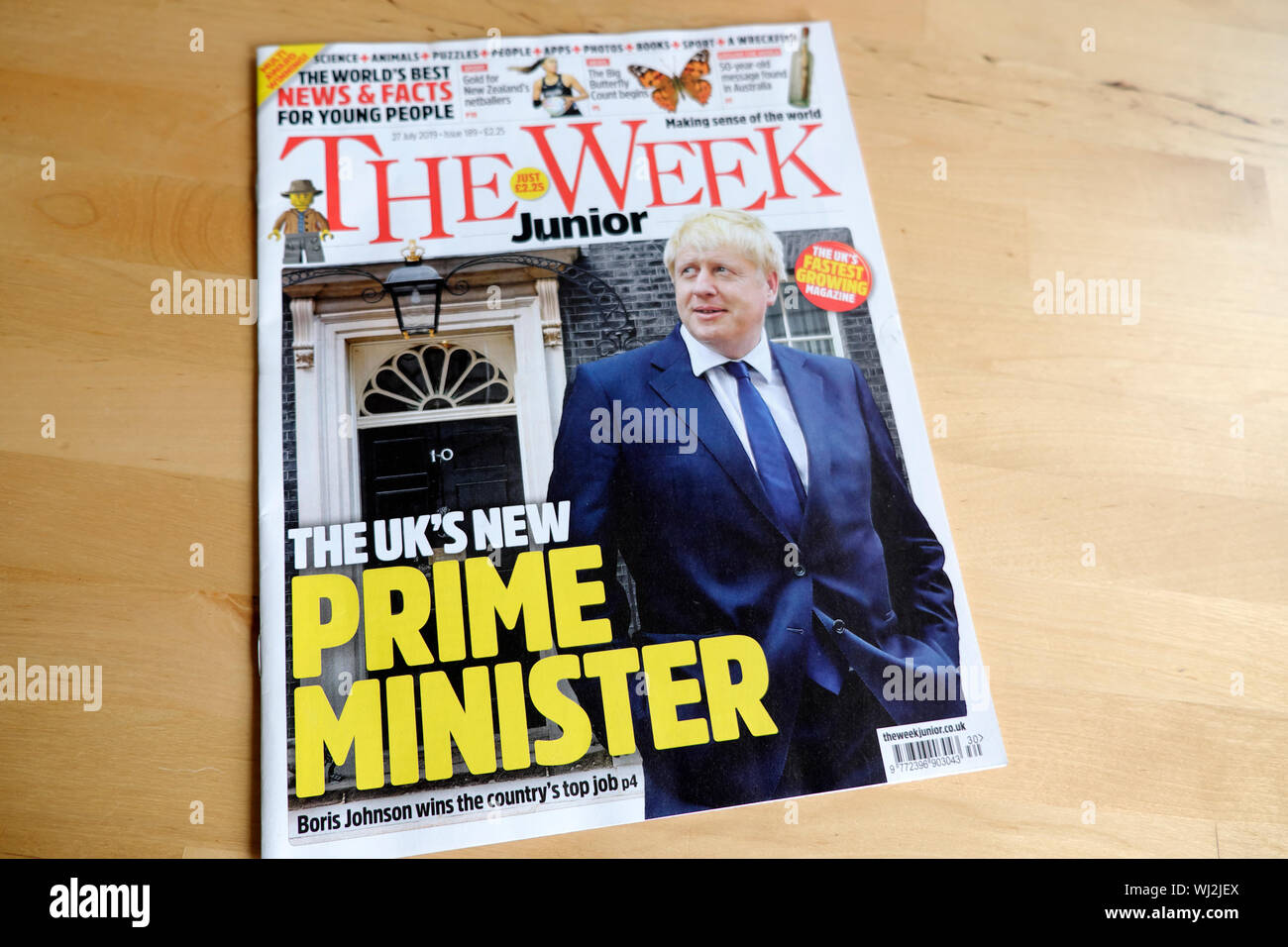 Front cover of The Week Junior magazine "The UK's New Prime Minister ...