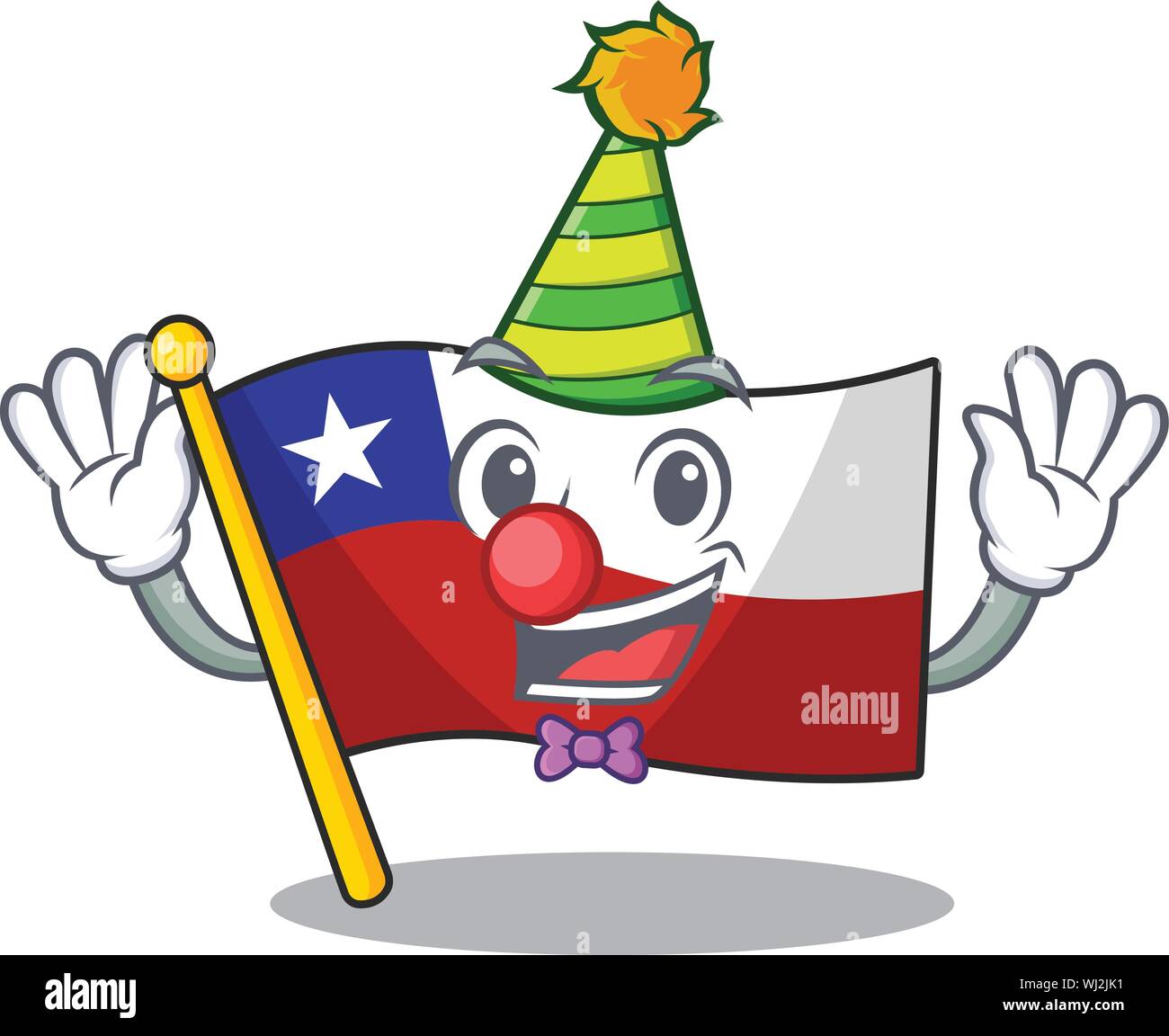 Chile flag in official Stock Vector Images - Alamy