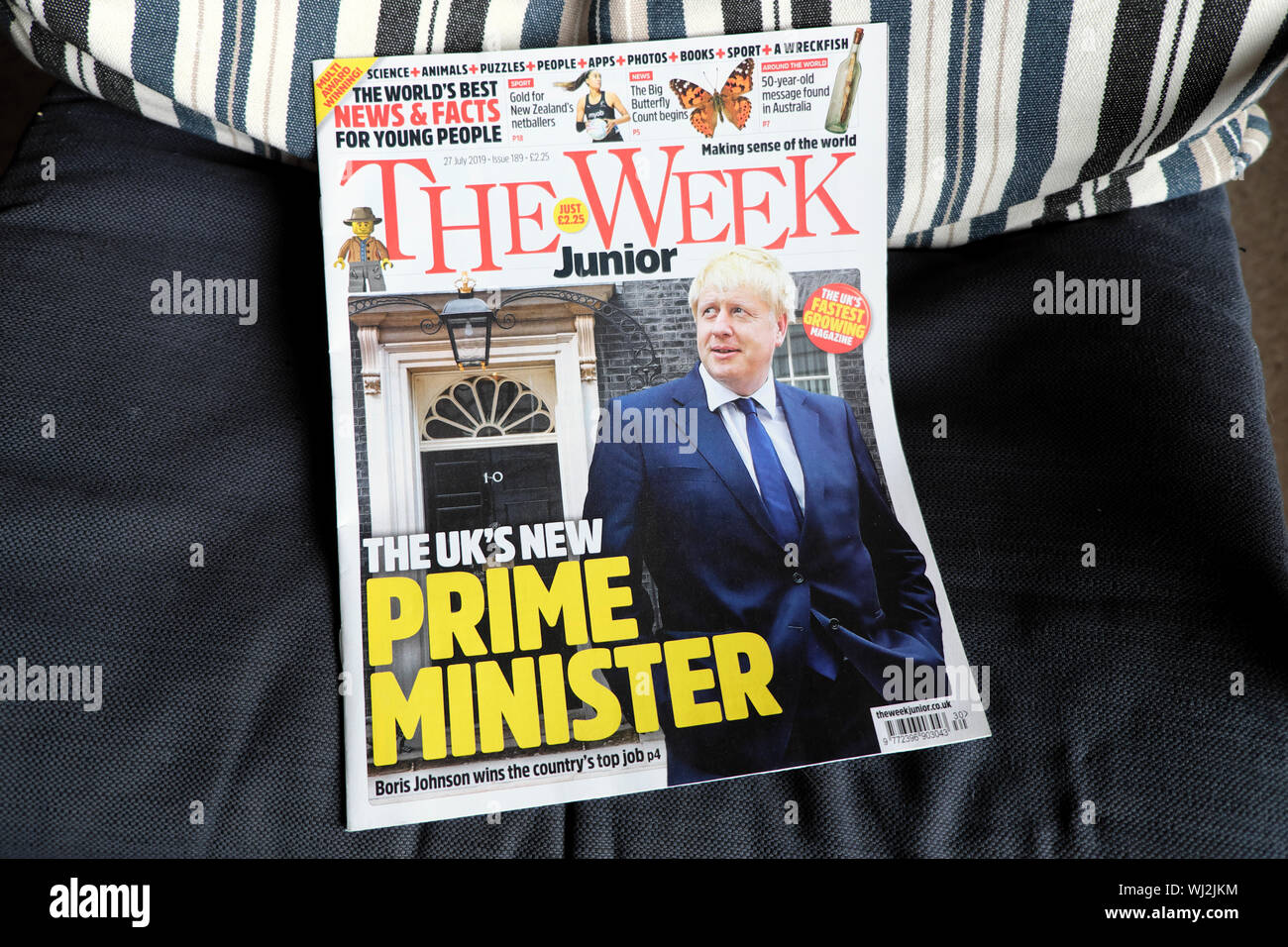 Front cover of The Week Junior magazine "The UK's New Prime Minister ...