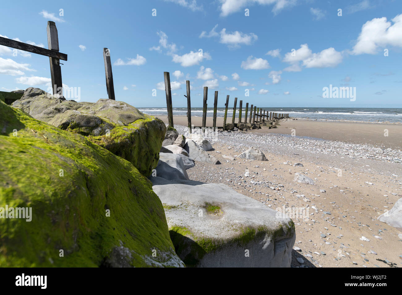 Abergele beach on the North Wales coast Stock Photo - Alamy