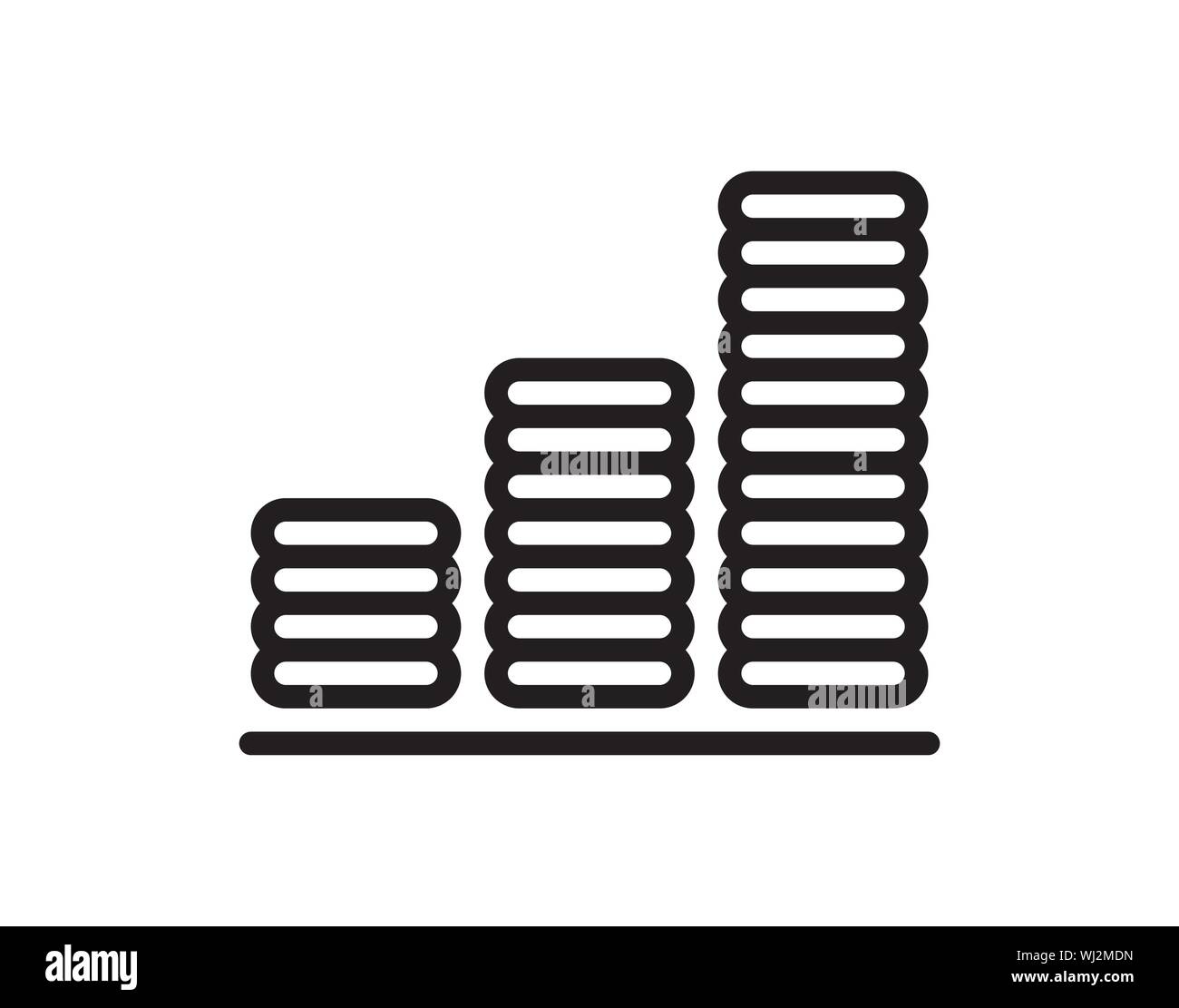 Chart icon vector. - Vector Stock Vector Image & Art - Alamy