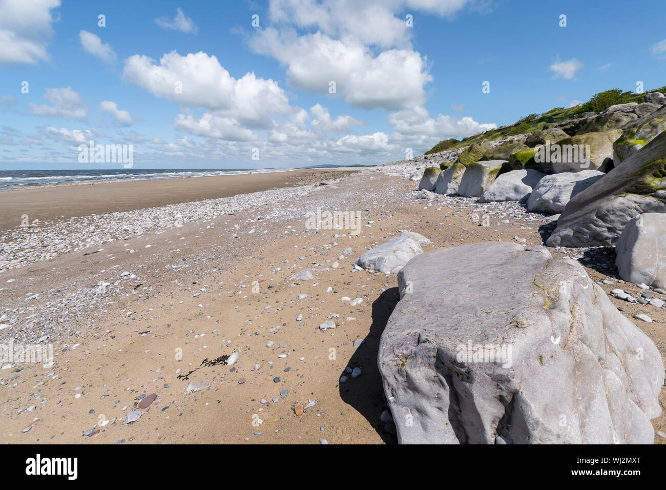 Abergele beach on the North Wales coast Stock Photo - Alamy