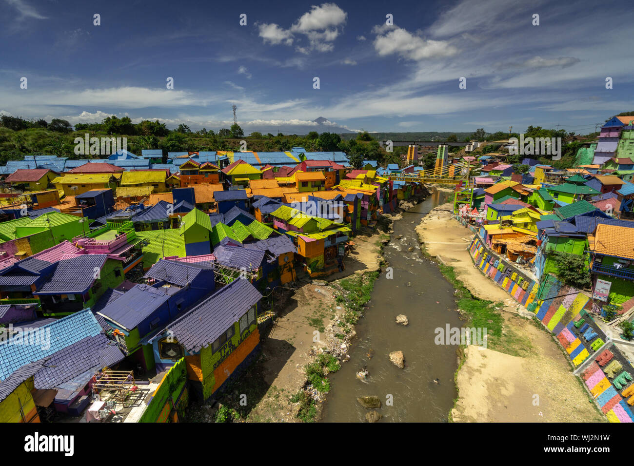 Jodipan colorful village in malang hi-res stock photography and images ...