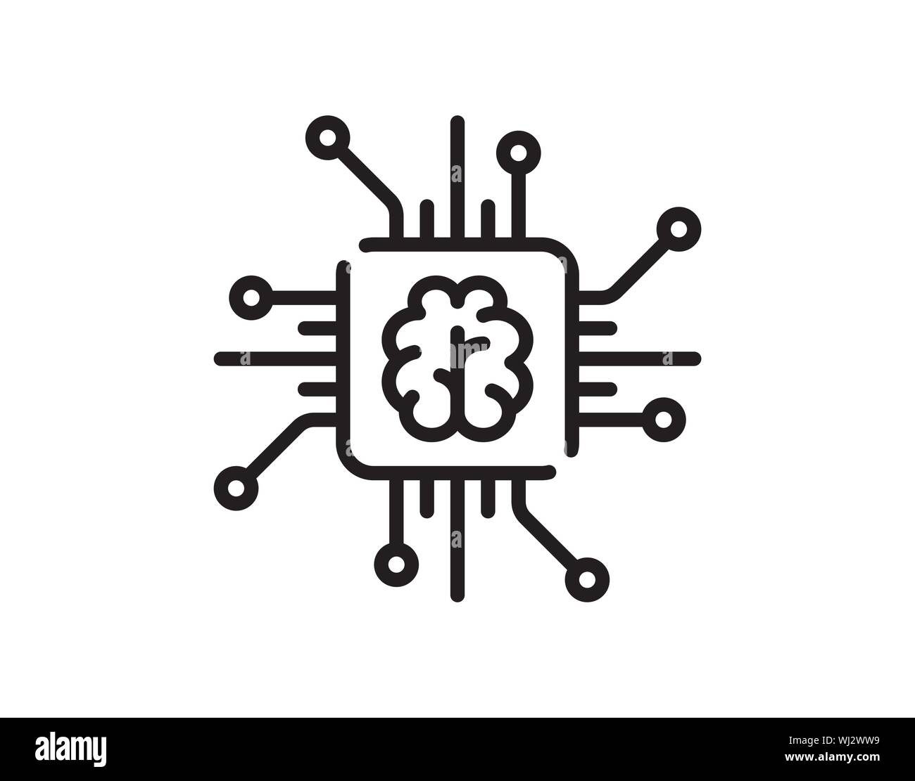 Engineering blueprint icon line isolated on clean background ...