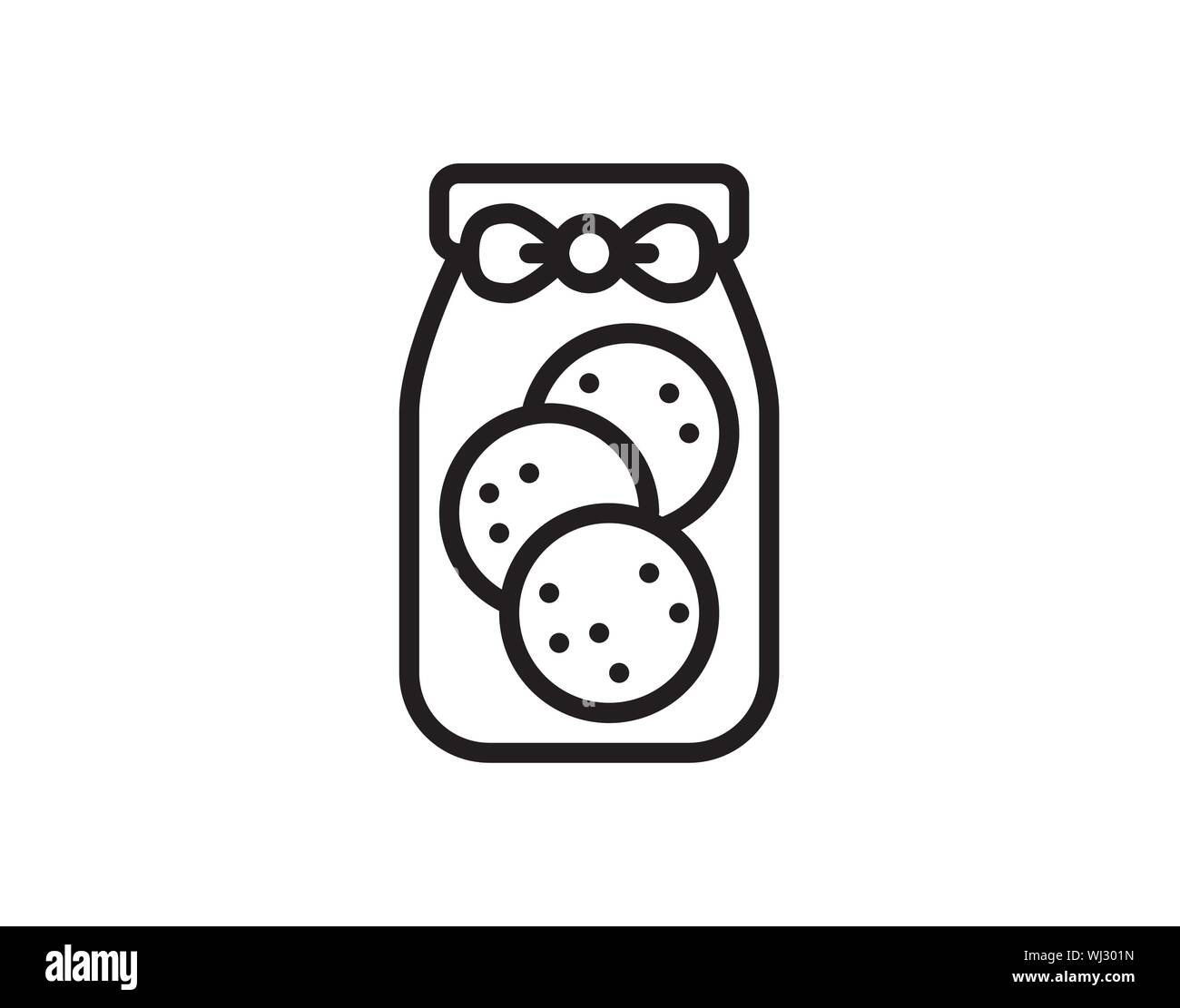 Nut free icon line Cut Out Stock Images & Pictures - Alamy