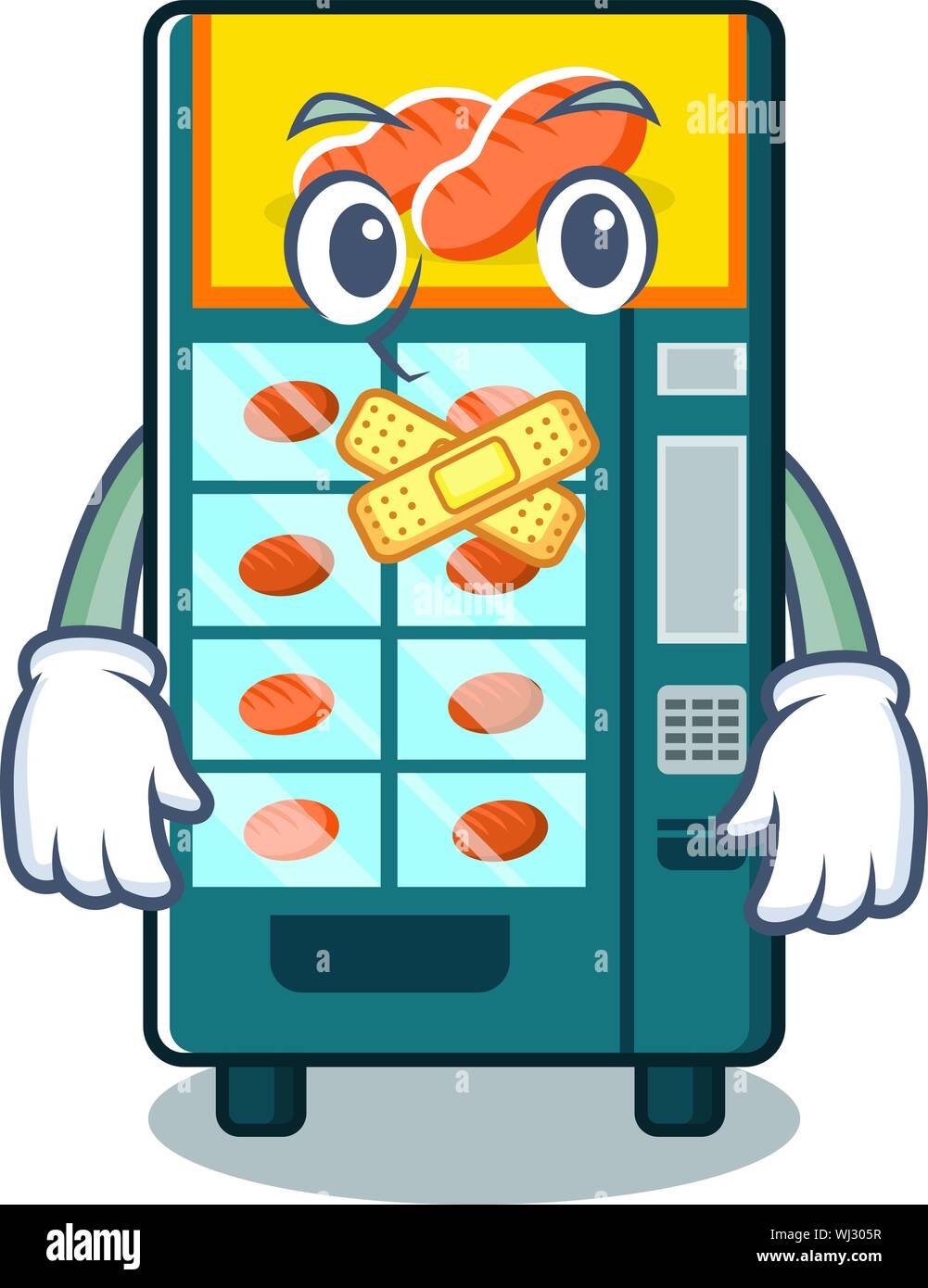 Small vending machine Stock Vector Images - Alamy
