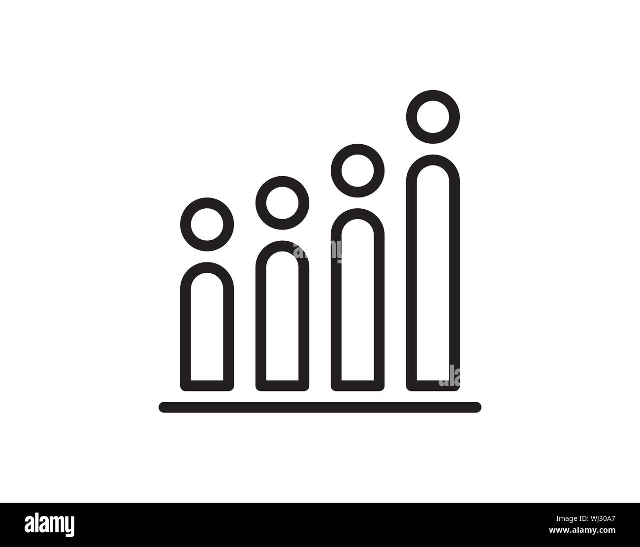 Chart icon vector. - Vector Stock Vector Image & Art - Alamy
