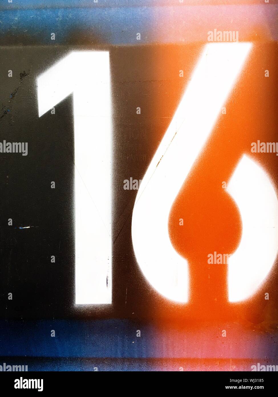 Number 16 High Resolution Stock Photography and Images - Alamy