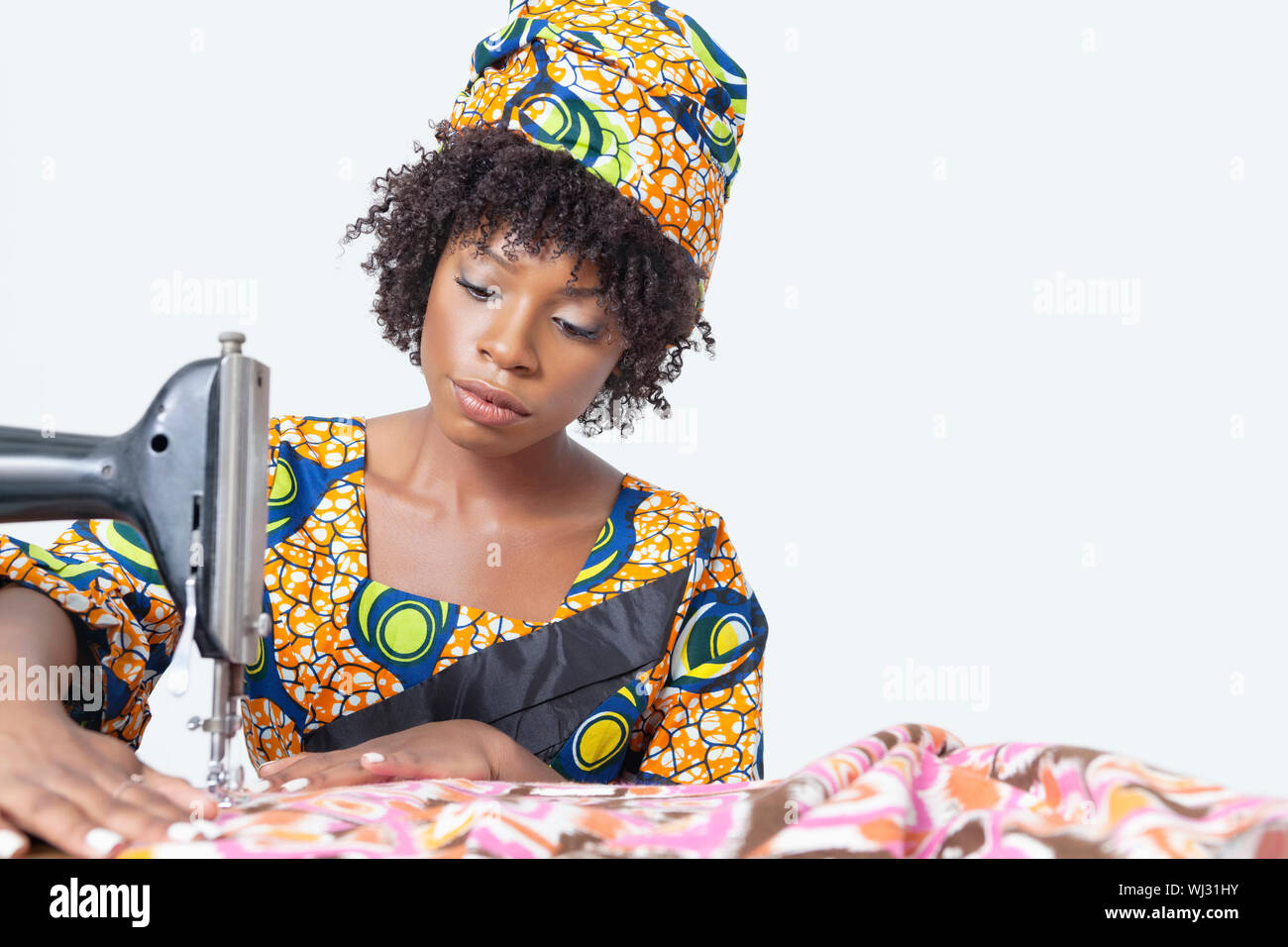 Young african american women sewing hi-res stock photography and images ...