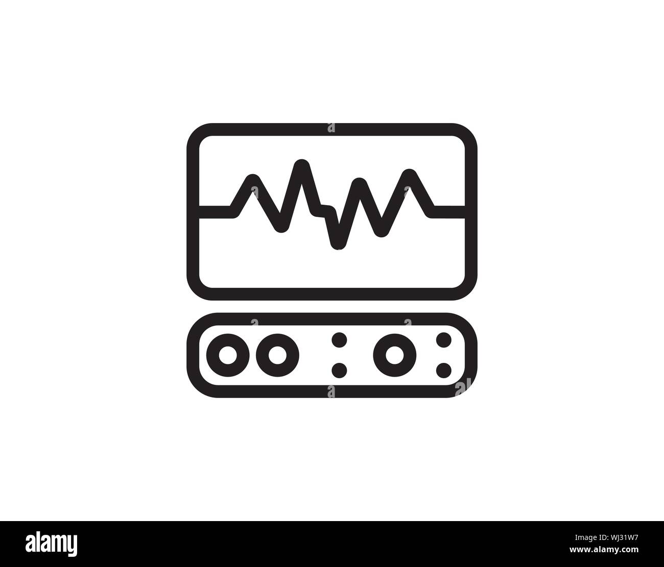 Sound wave icon audio Cut Out Stock Images & Pictures - Alamy