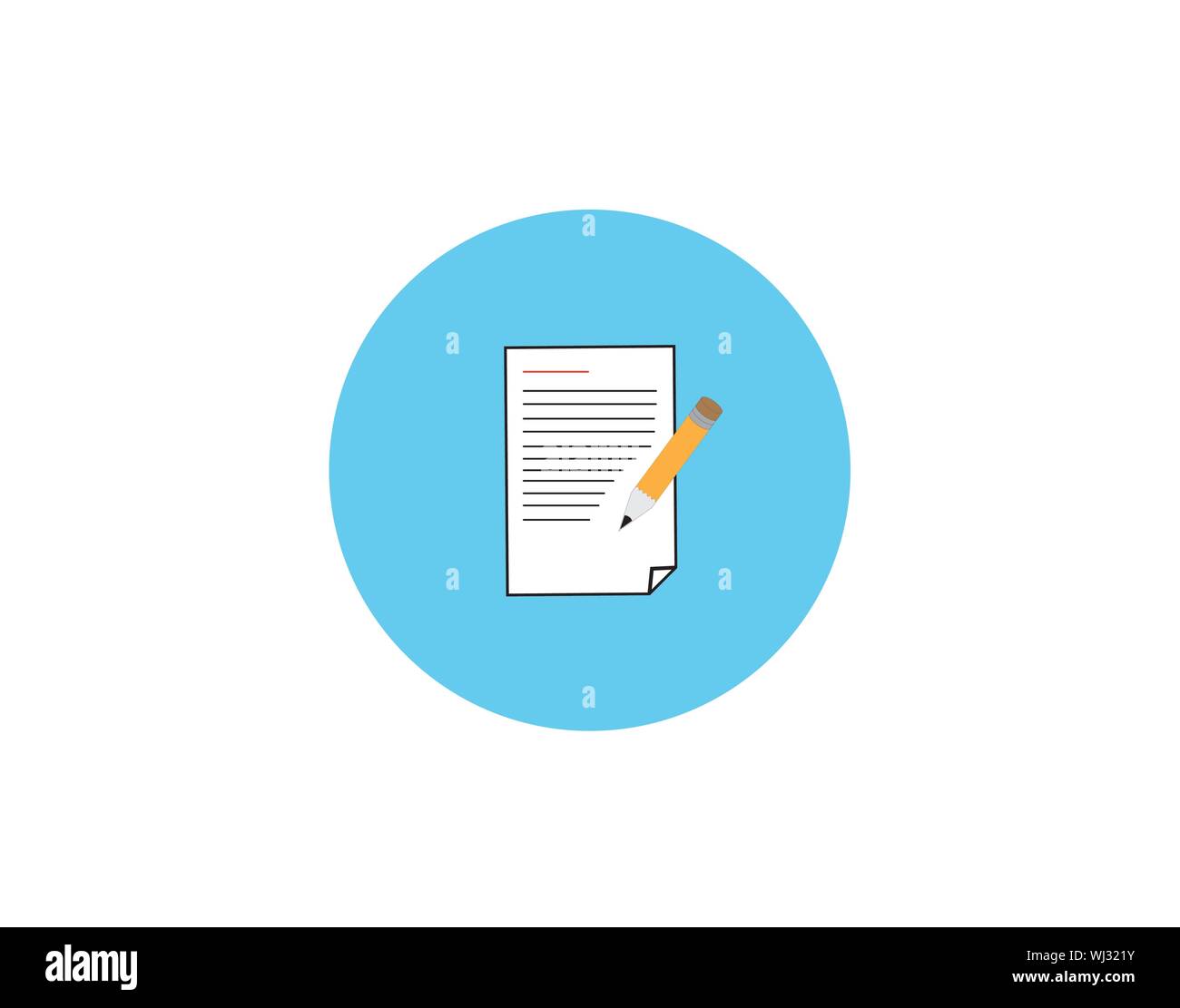 Contract review document form Stock Vector Images - Alamy