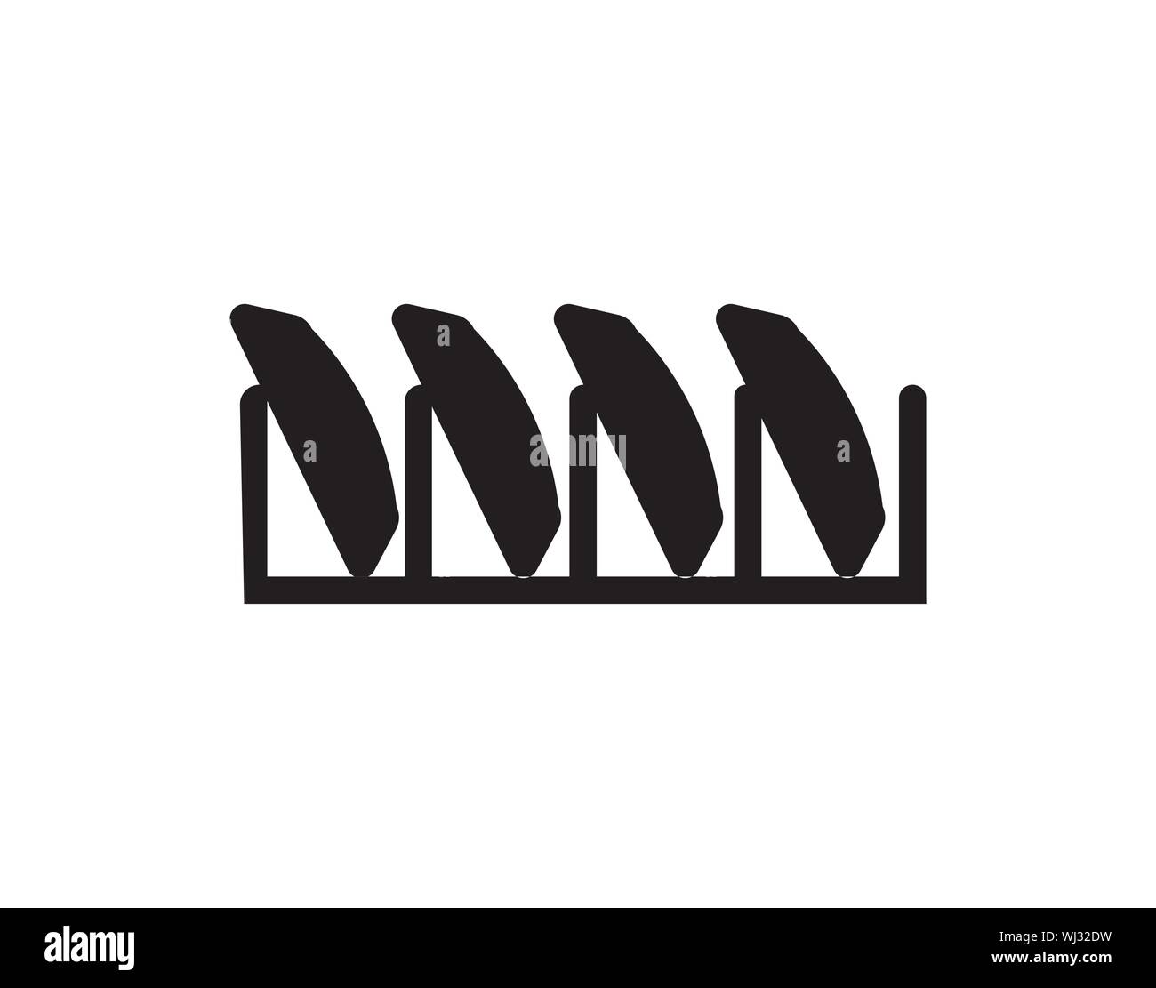 Crockery rack Stock Vector Images - Alamy