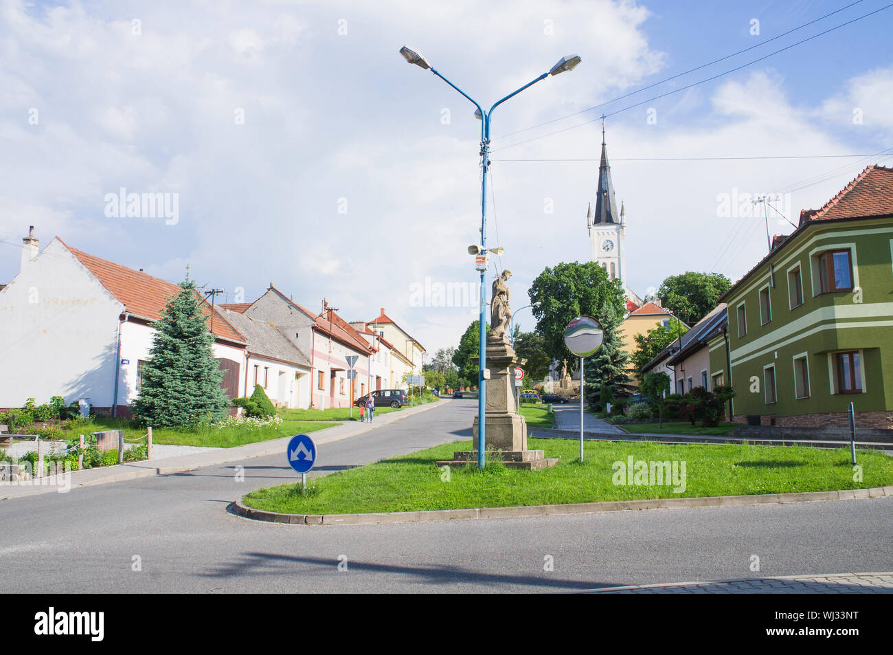 The church of Saint James the Greater in Ostrozska Lhota, Zlin Region ...