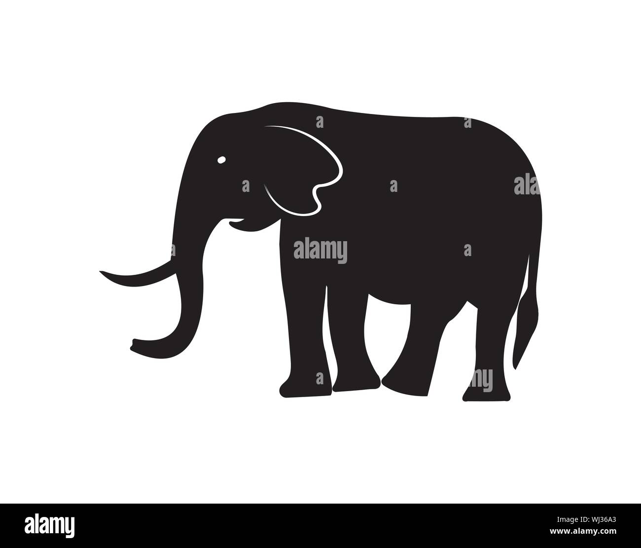 Elephant icon vector illustration Stock Vector Image & Art - Alamy