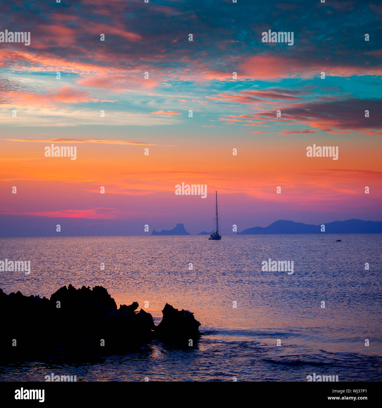 Beautiful scene from ibiza island hi-res stock photography and images ...