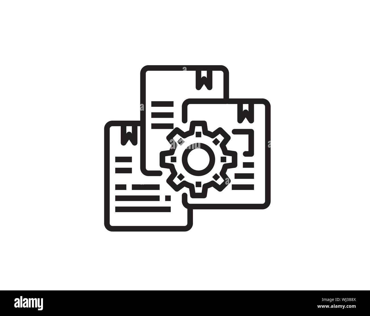 File setting vector icon Stock Vector Image & Art - Alamy