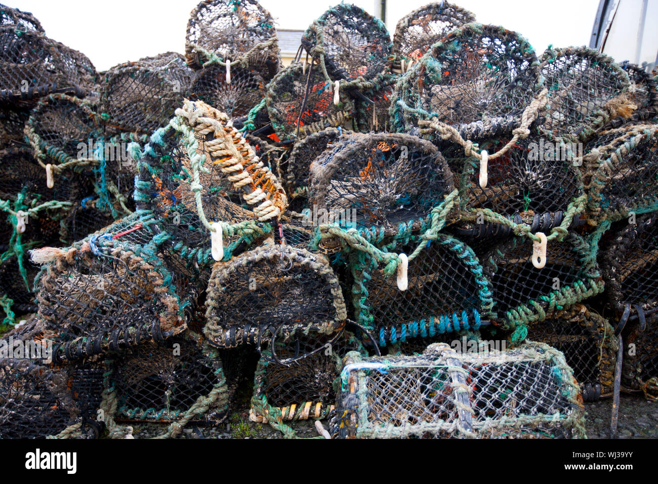 Storage of crab pots hi-res stock photography and images - Alamy