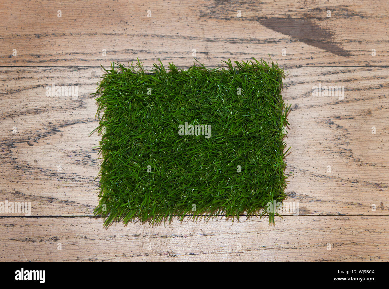 Artificial grass close up Stock Photo - Alamy