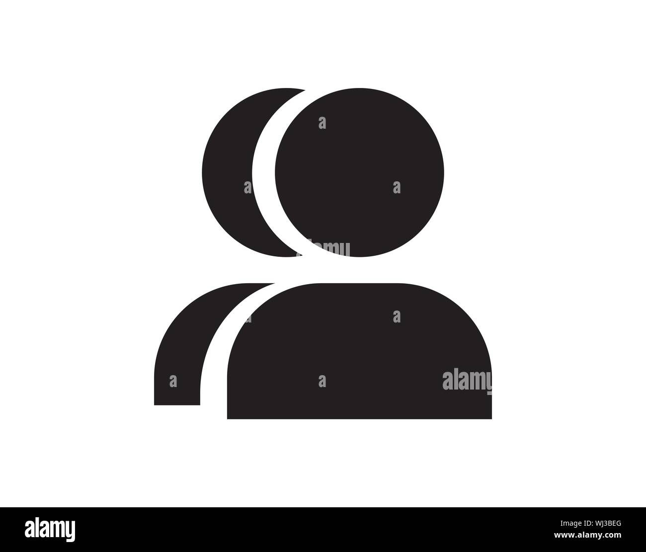 Friends icon hi-res stock photography and images - Alamy