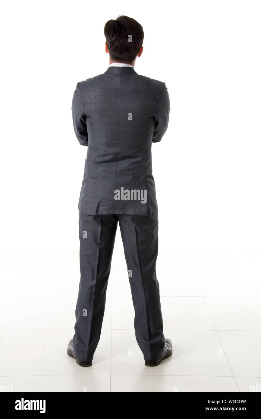 Indian businessman man rear view hi-res stock photography and images ...