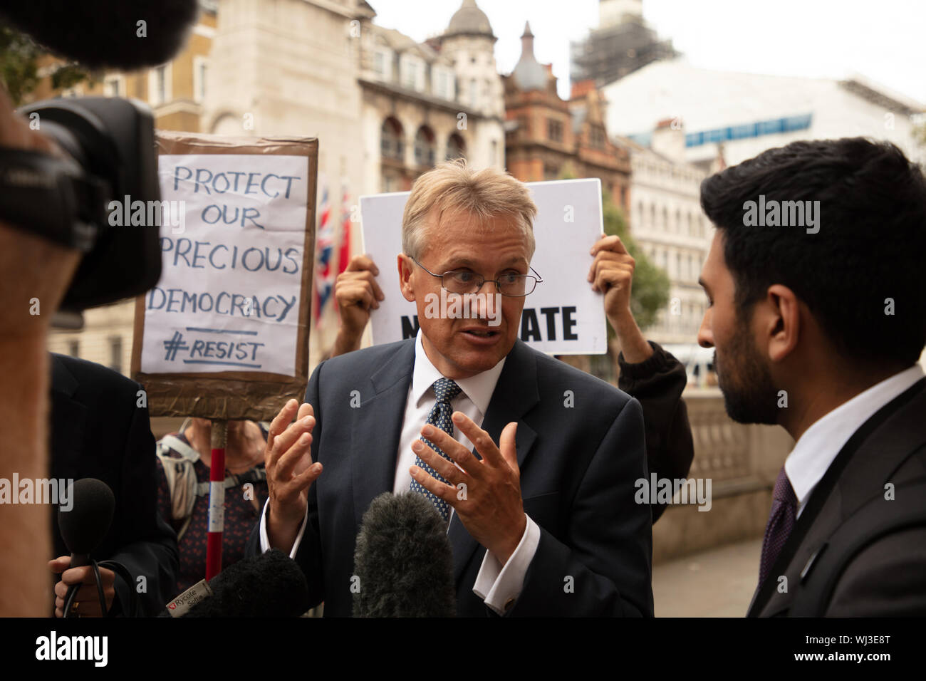 London, UK. 2nd September 2019. Charles Walker MP, Conservative Member ...