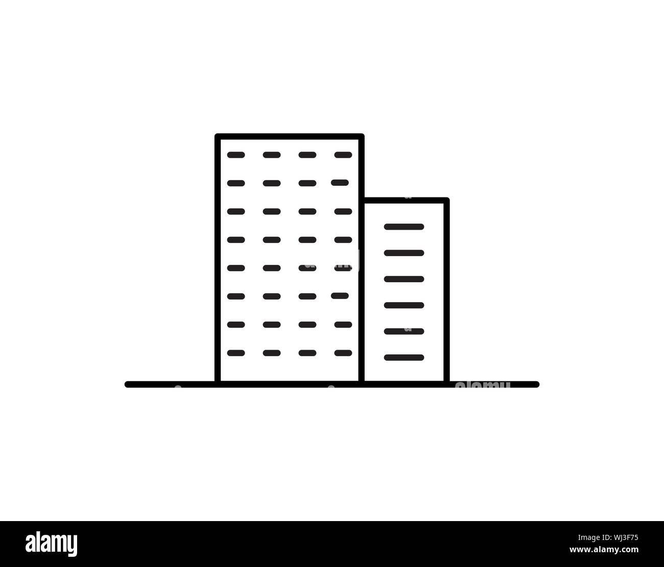Vector building Icon - Vector Stock Vector Image & Art - Alamy