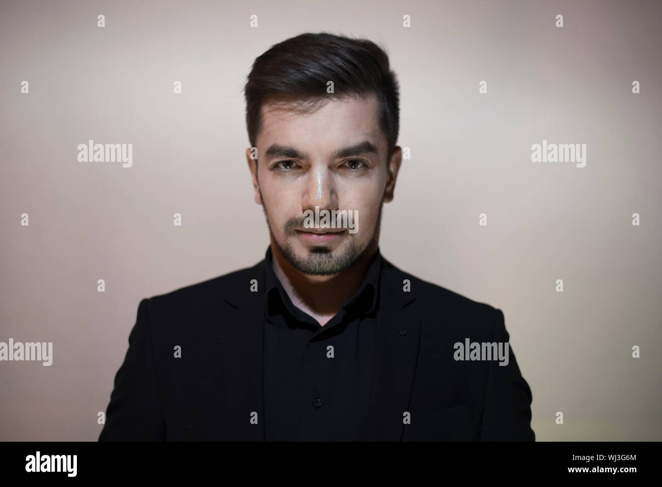 man with a beard . Portrait Stock Photo - Alamy