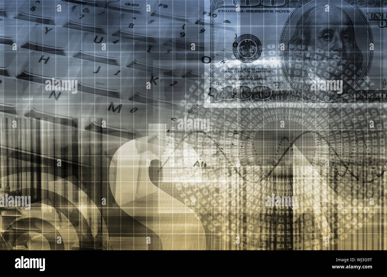 Investment Portfolio Art as a Abstract Background Stock Photo - Alamy