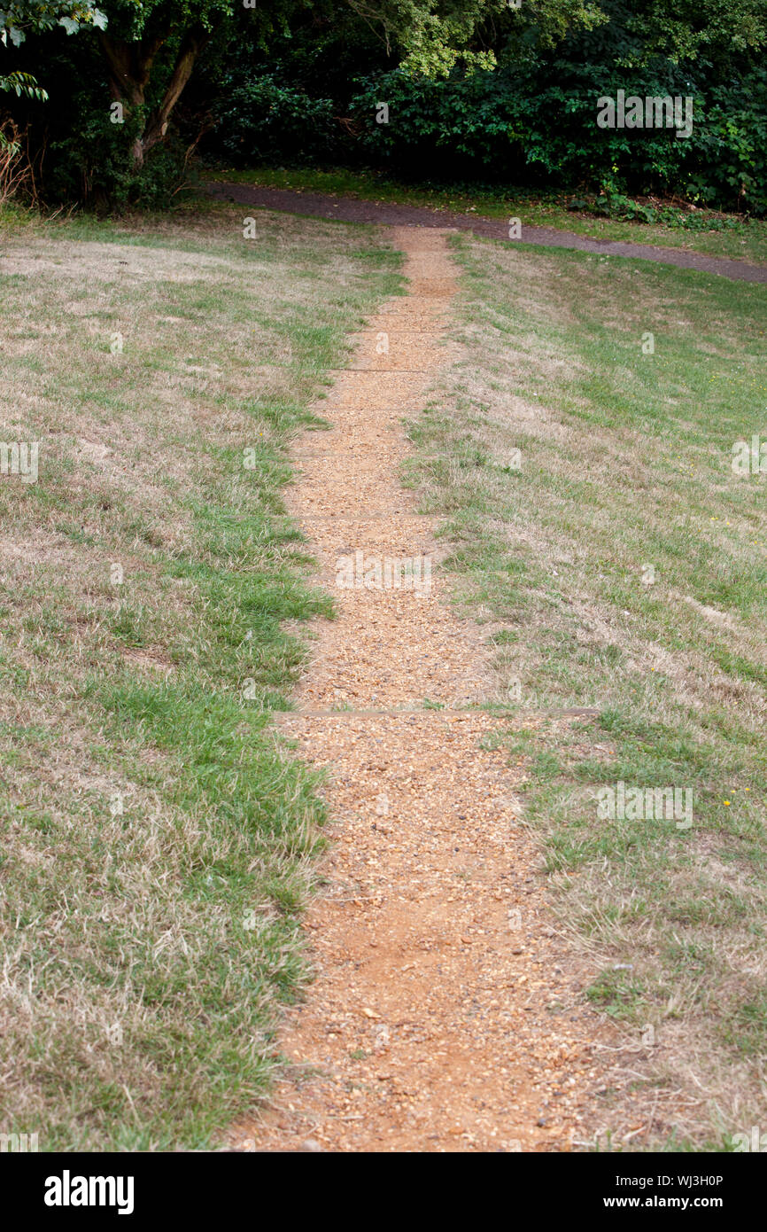 Country Lane in British Countryside Stock Photo - Alamy
