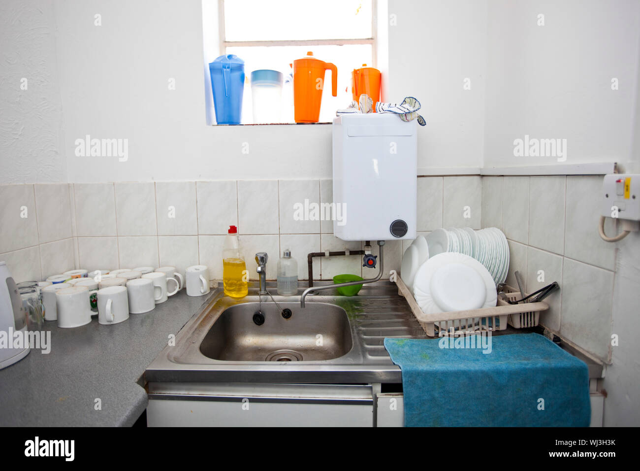 Interior of kitchen in television studio Stock Photo - Alamy