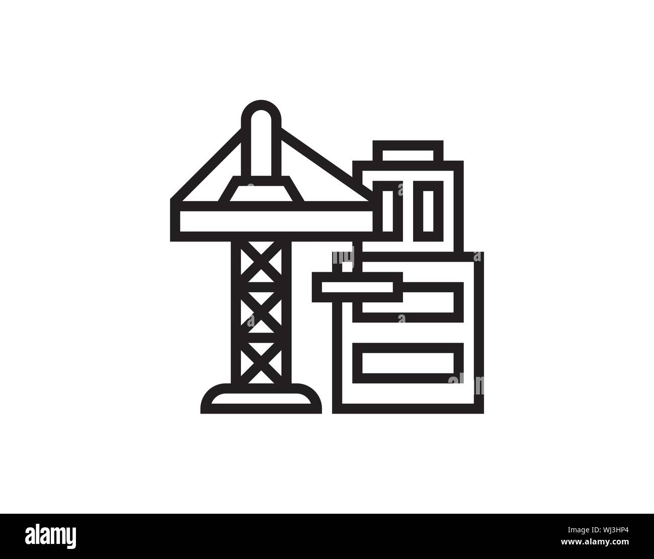 Crane graphics hi-res stock photography and images - Alamy