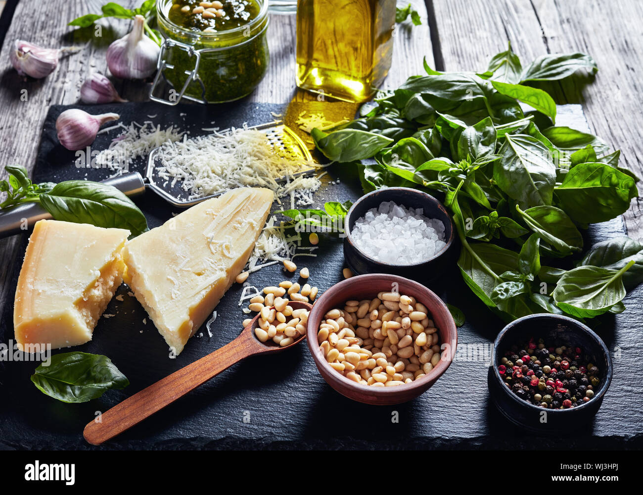 Parmesan green hi-res stock photography and images - Alamy