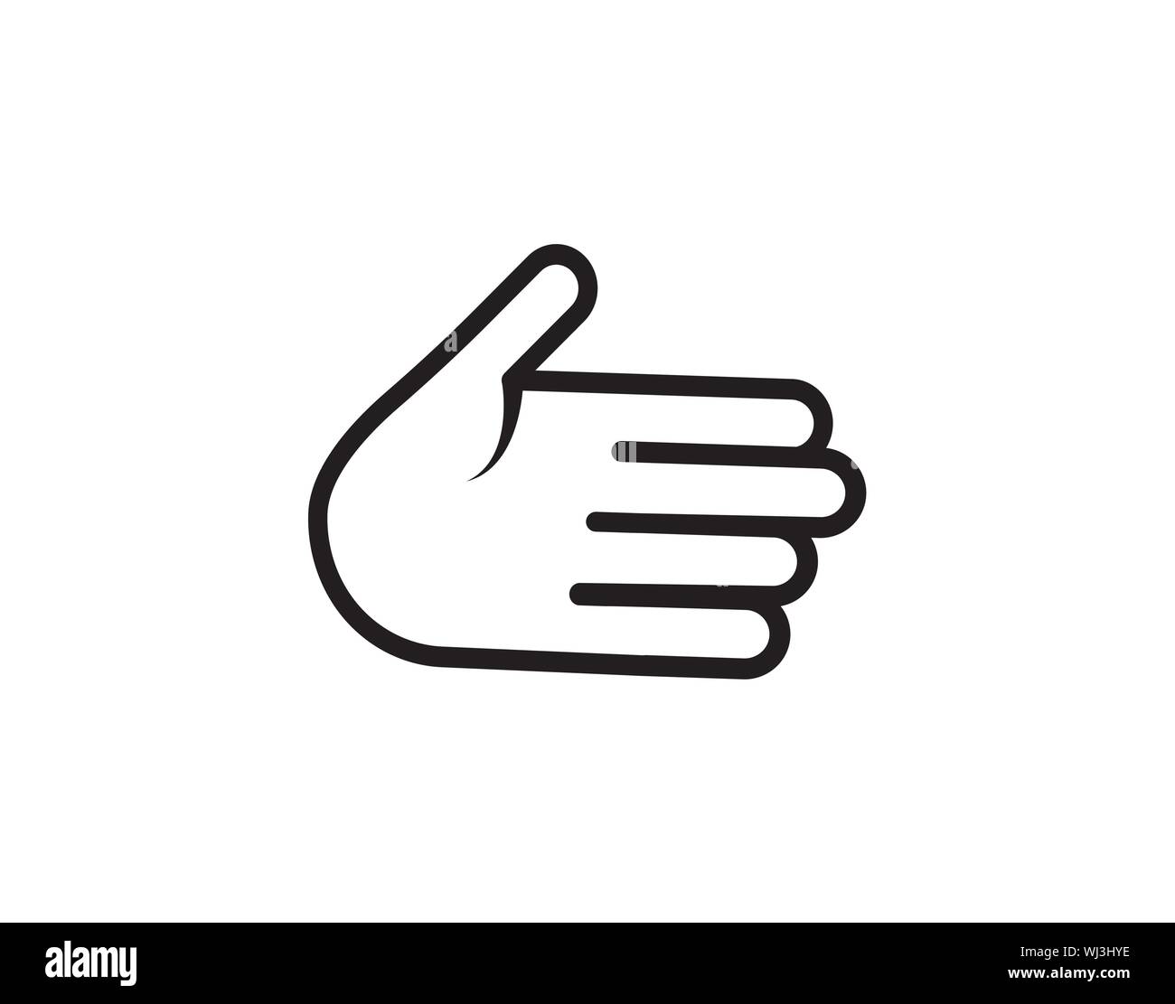 Male hands open Black and White Stock Photos & Images - Alamy
