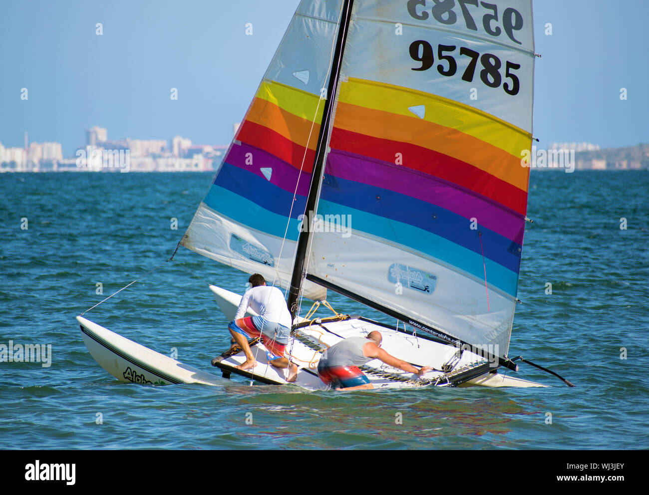 Group of catamaran team race hi-res stock photography and images - Alamy
