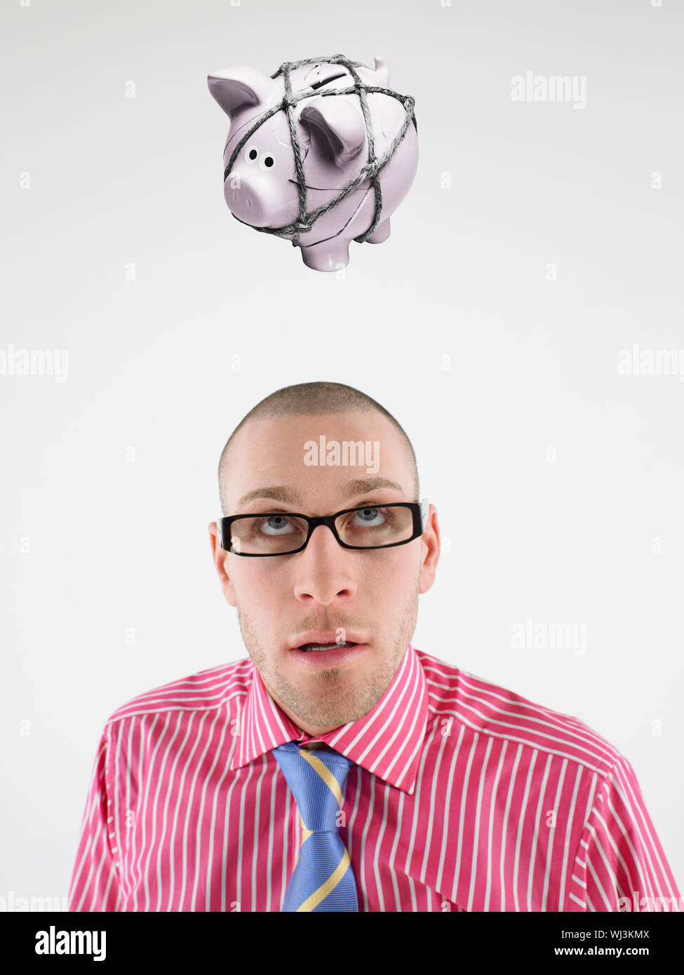 Man tied up rope looking hi-res stock photography and images - Alamy