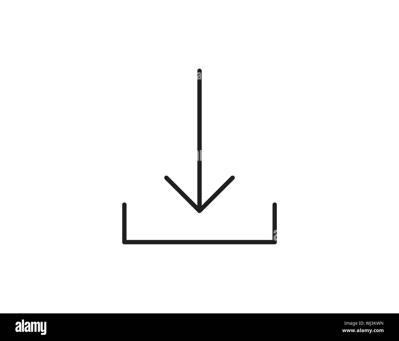 Download vector icon, install symbol. Modern, simple flat vector ...