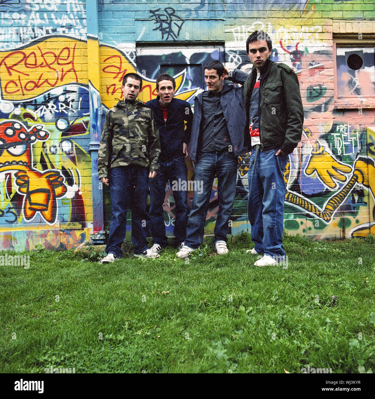 English band Hard -Fi photographed in Oxford, England, United Kingdom ...
